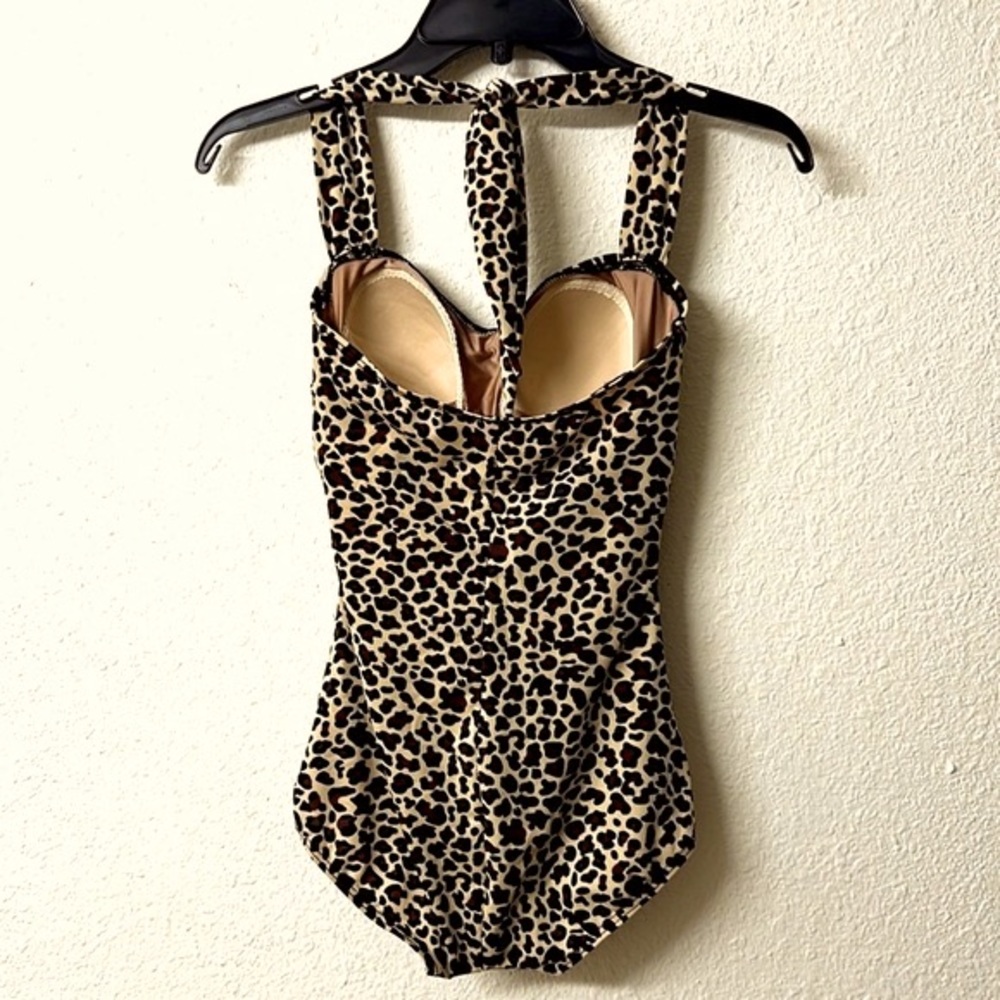 Esther Williams Retro 1950s Style Swimsuit - Leopard … - Gem